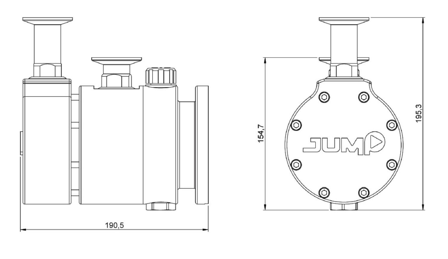 JEB kompakt, Excenterskivpump från Jump - Telfa AB